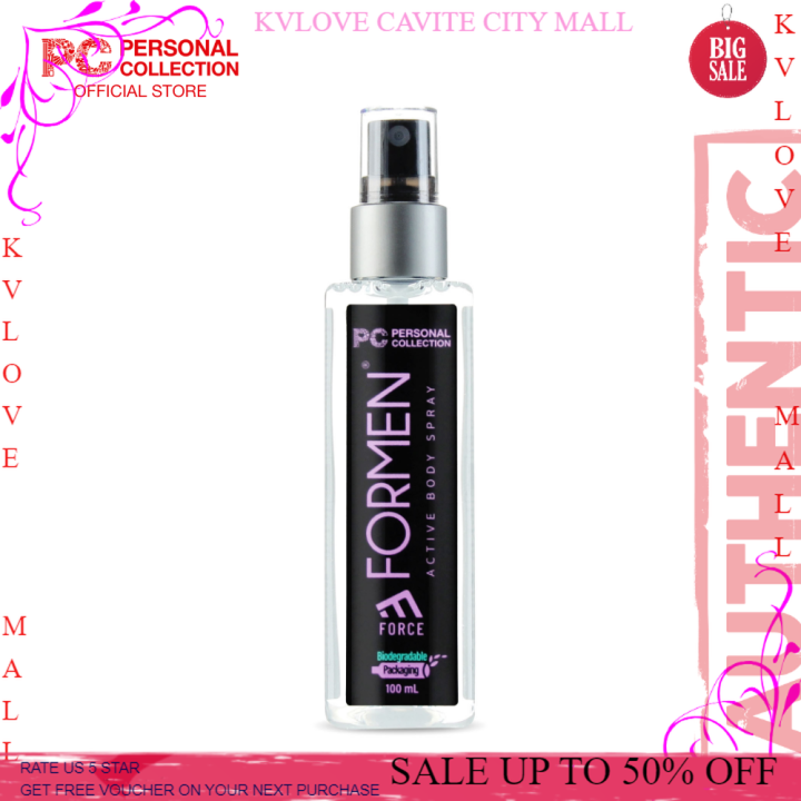 Original ForMen Active Body Spray Force 100ml Personal Collection ...