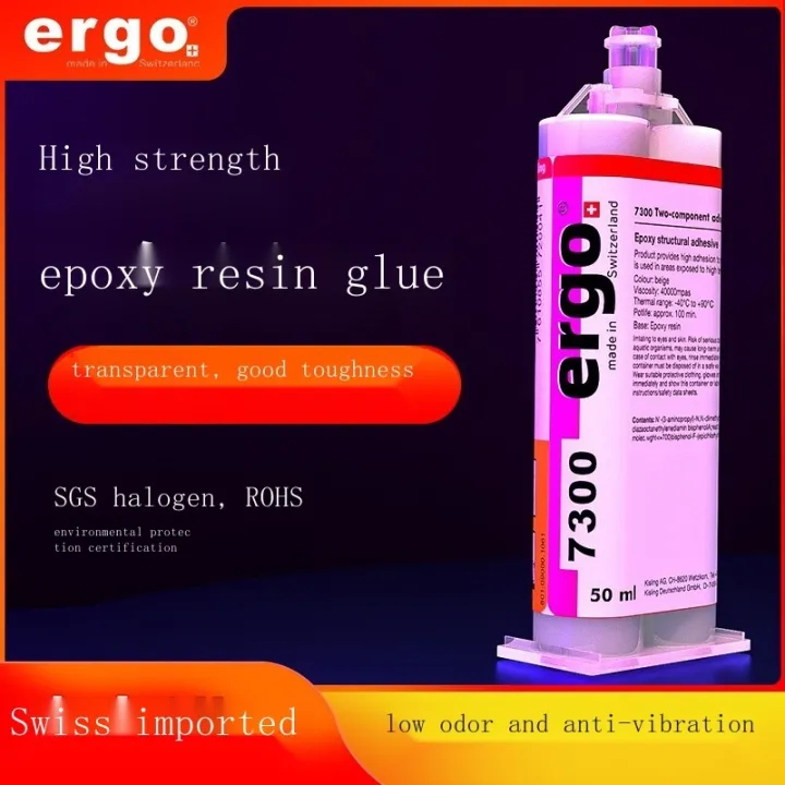 Swiss import ergo. 7300 adhesive metal wood ceramic glass metal ...