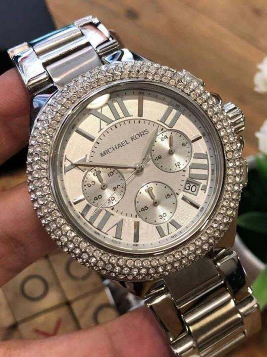 MK5634 Michael Kors Women's Chronograph Camille Stainless Steel ...