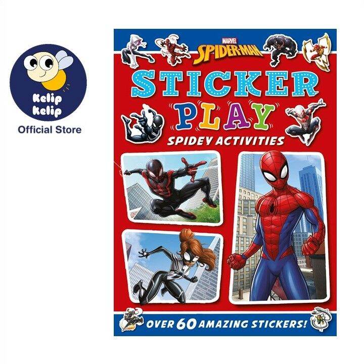 Marvel Spiderman Sticker Play Spidey Activities Book For Kids With Stickers | Lazada
