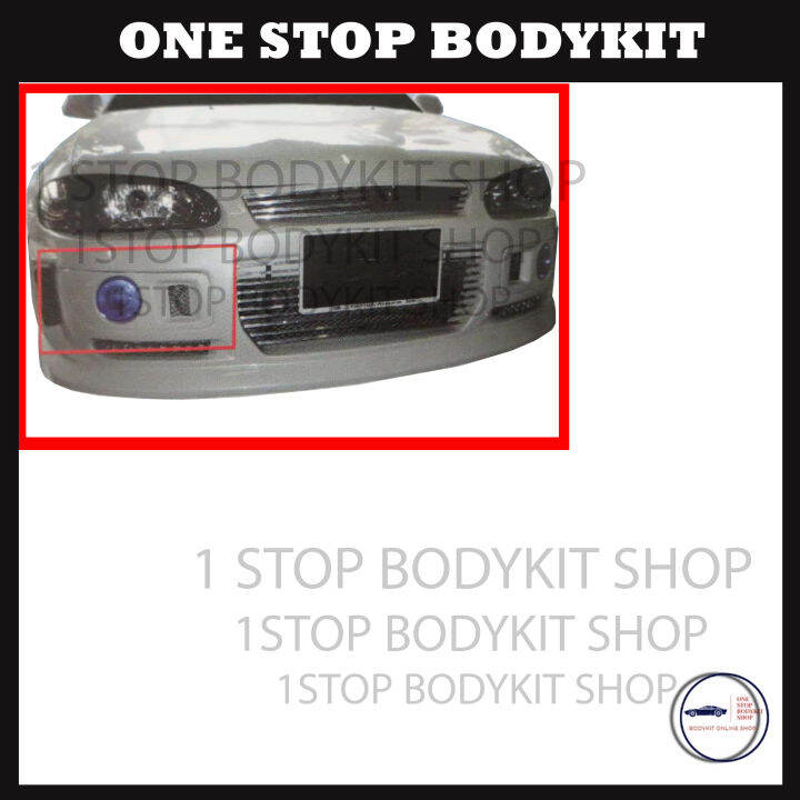 PROTON WIRA FRONT BUMPER COVER (CHARGE SPEED ) FIBER(FIBERGLASS)SKIRT ...