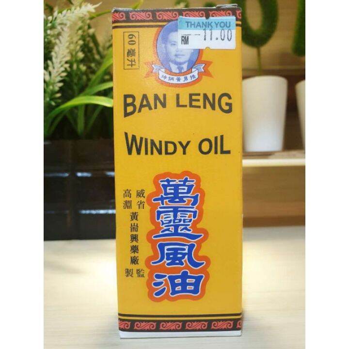 Ban Leng Minyak Angin 萬靈 風油 Ban Leong Windy Oil | Lazada