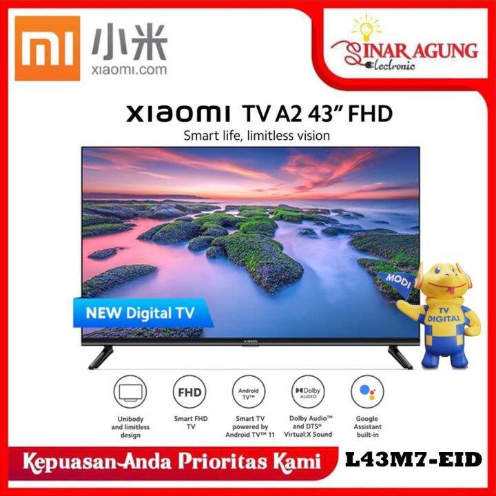 XIAOMI LED TV A2 L43M7 43 INCH FULL HD ANDROID DIGITAL 100% ORI ...