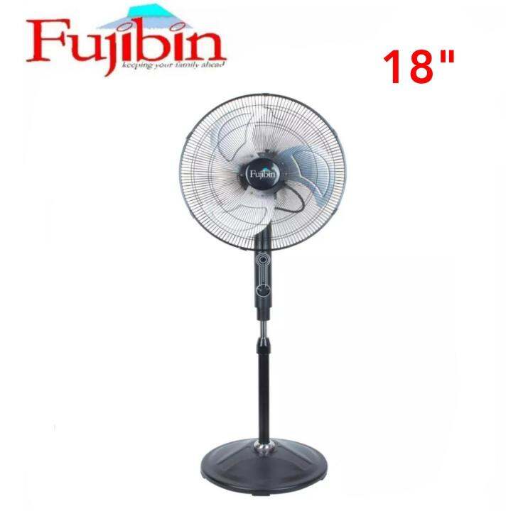 FUJIBIN FBS-18B 18" METAL STAND FAN (BLACK) | Lazada