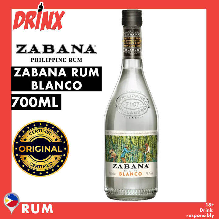 Zabana Blanco White Rum 700ml | Lazada PH