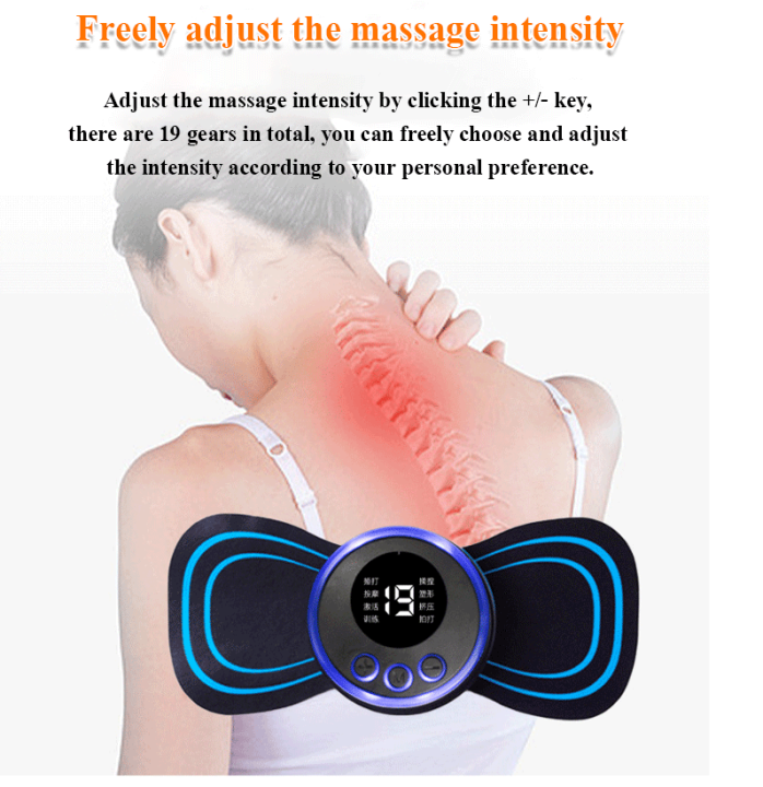 EMS Smart Mini Massager Patch Portable electric neck massage | Lazada PH