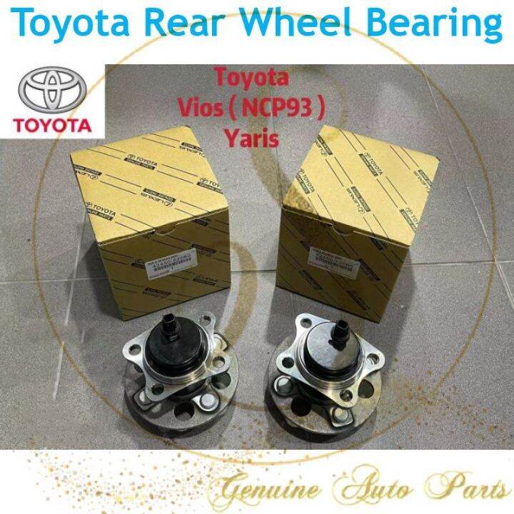 ( 100% ORIGINAL ) TOYOTA VIOS NCP93 YARIS REAR WHEEL BEARING 42450 ...