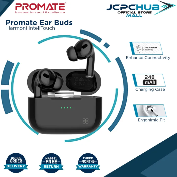 Promate Harmoni High Definition InteliTouch TWS Earphone | Lazada PH