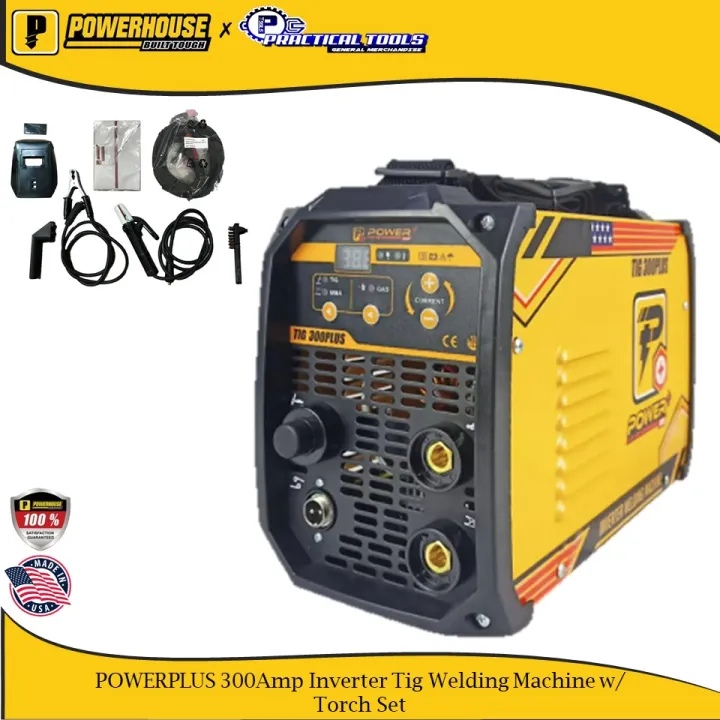 POWERPLUS 300Amp Inverter Tig Welding Machine w/ Torch Set | Lazada PH