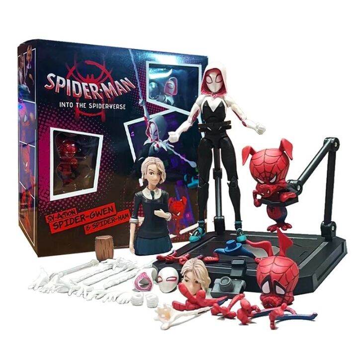 Sv Action Gwen Stacy Action Figure Collection Sentinel Spider Gwen ...