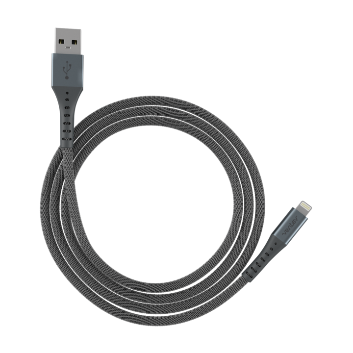 Ventev ChargeSync Alloy Lightning Cable 10ft - Steel Grey | Lazada PH