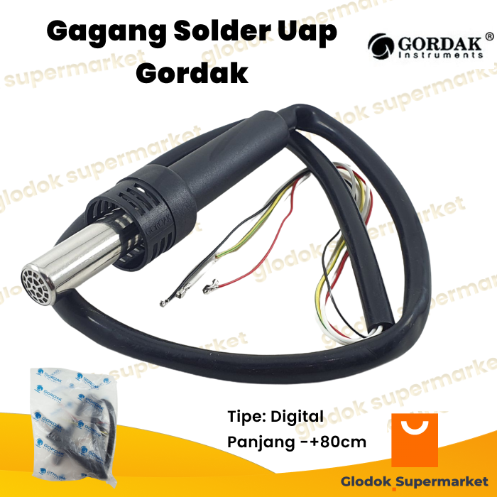 Spare Part Gagang Selang Solder Uap Gordak Digital 5 Kabel | Lazada Indonesia
