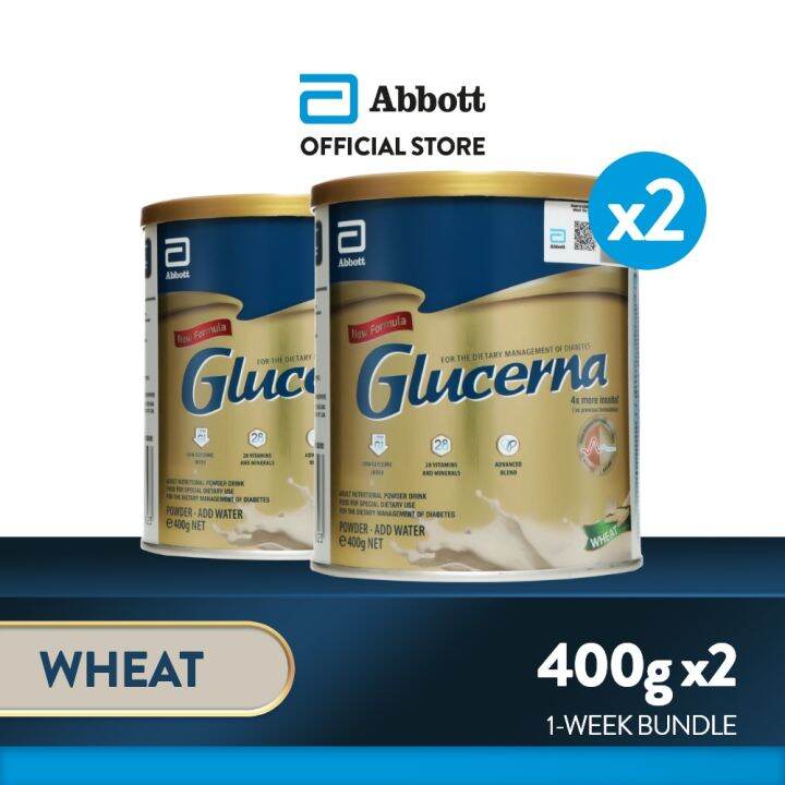 Glucerna Wheat 400G For Diabetic Nutrition Bundle of 2 | Lazada PH
