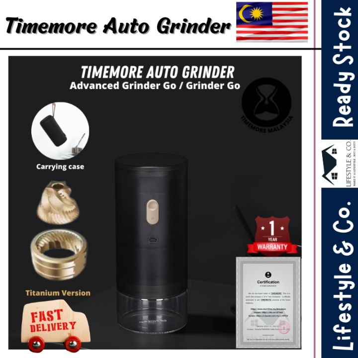 Ready Stock - TIMEMORE Advanced Grinder GO（Titanium Version) Grinder Go ...