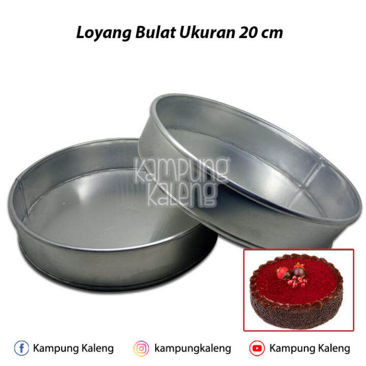 Loyang Bulat Ukuran 20 cm | Lazada Indonesia