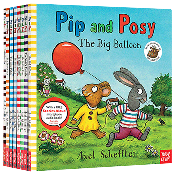 PIP and posy and pip English original audio picture book genuine 8 ...