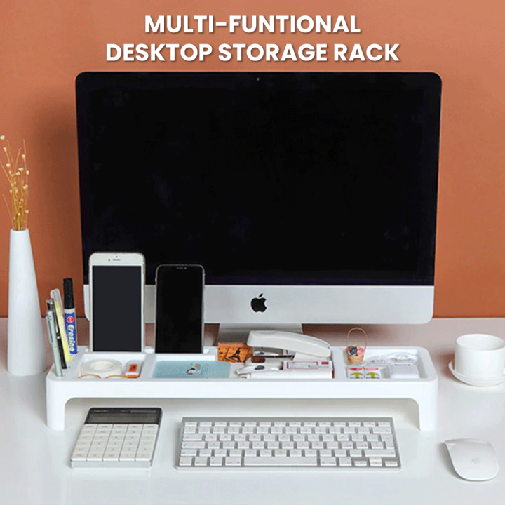 Portable Office Desktop Table Organizer Phone Holder Keyboard | Lazada PH