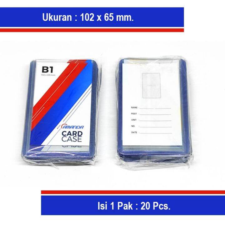 Card Case B1 Amanda / Name tag ( isi 20 pcs ) | Lazada Indonesia