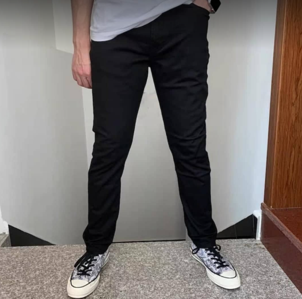 Premium Quality Whose Jeans Straight Cut Black Jeans for Men - Soft ...