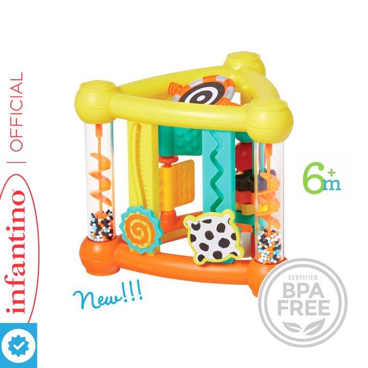 INFANTINO Activity Triangle (BPA-Free) for Sensory and Motor Skills ...