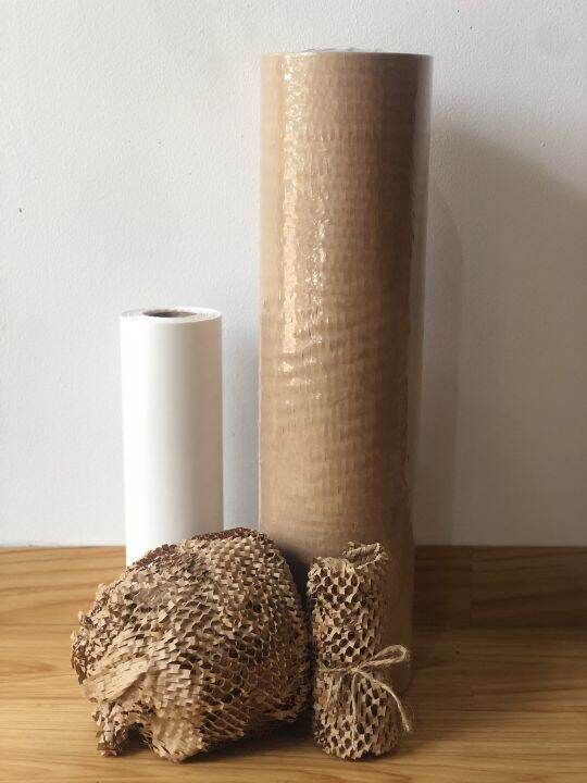 [100 Meter] PS Eco Wrap Honeycomb Bubblewrap Kertas Craft Paper Roll ...