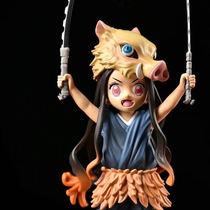 Demon Slayer Anime Figure Kimetsu No Yaiba 19CM Pig's Head Kamado ...