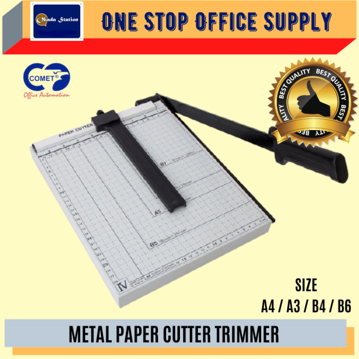OKADA Metal Paper Cutter Trimmer (B6/B4/A4/A3) / Photo Cutter / Paper ...