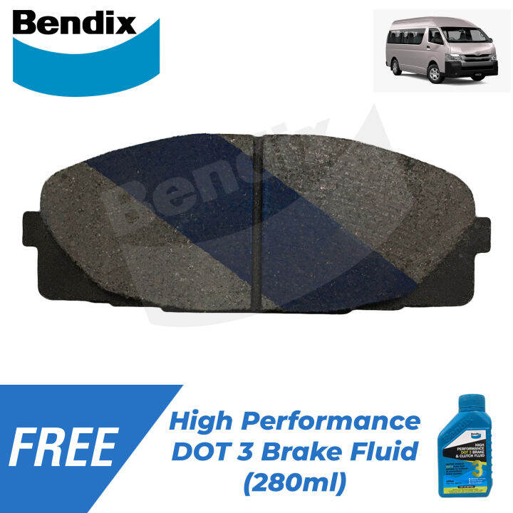 Bendix Brake Pads GCT DB1772 Front Set for Toyota Hi-Ace 2005-2018 | Lazada PH