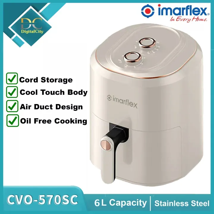 Imarflex Turbo Air Fryer (6Ltrs) - CVO-570SC | Lazada PH