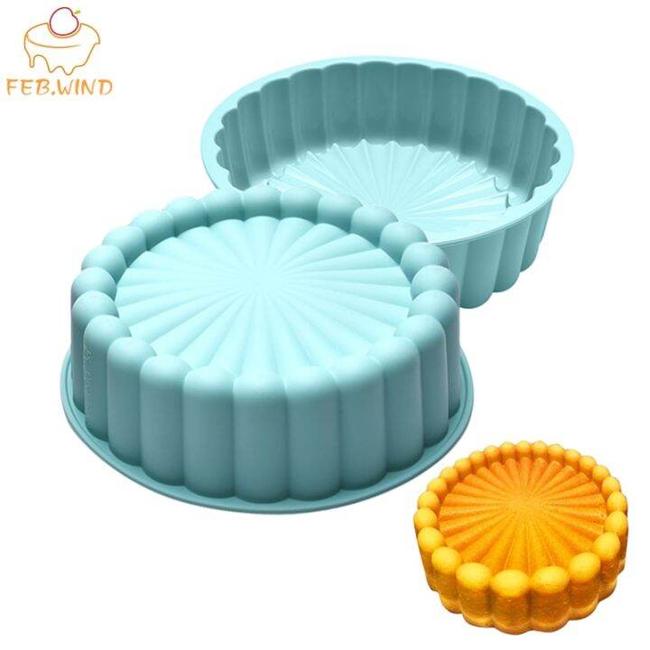 Novelty Round Silicone Charlotte Cake Pan Strawberry Shortcake Baking ...
