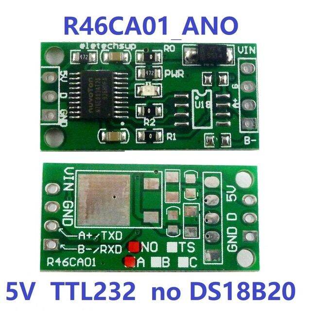 Ds18b20 Rs485 Rs232 Ttl Com Uart Temperature Acquisition Sensor Modbus Rtu For Arduino Pc Plc ...