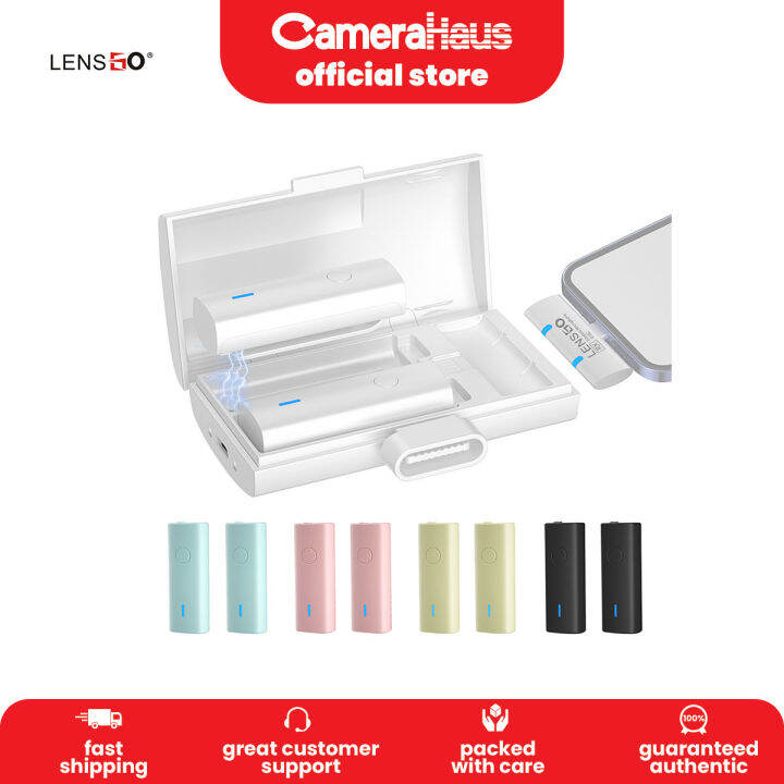 Lensgo 518C Wireless Lavalier Microphone | Lazada PH