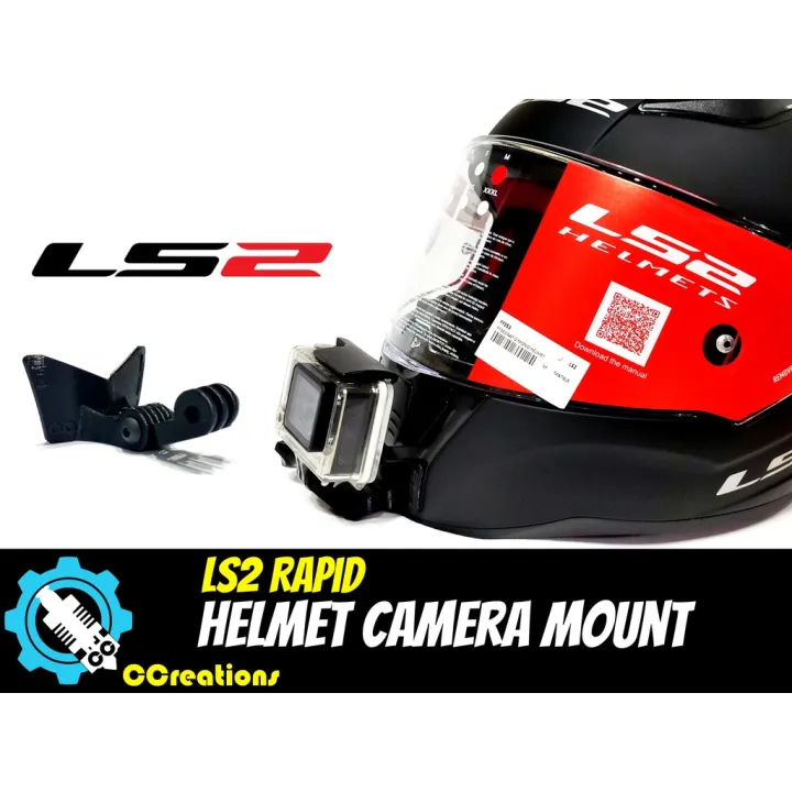 【Ready Stock】 LS2 RAPID CHIN MOUNT FOR ACTION CAMERA GO PRO ETC | Lazada PH