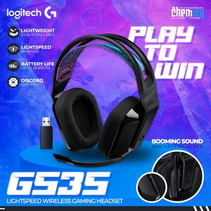 Logitech G535 Lightspeed Wireless Gaming Headset | Lazada Indonesia