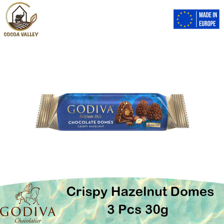 Godiva Domes Crispy Hazelnut 3P 30g | Lazada