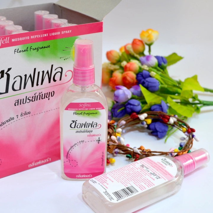 Soffell Spray, Fresh scent, 80 ml. - Mosquito repellent spray | Lazada PH