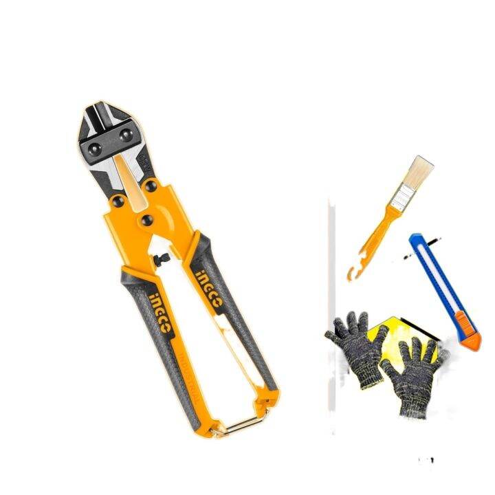 【COD4】 BUILDMATE Ingco 8 inch Mini Bolt Cutter Wire Mesh Cutting Tool ...