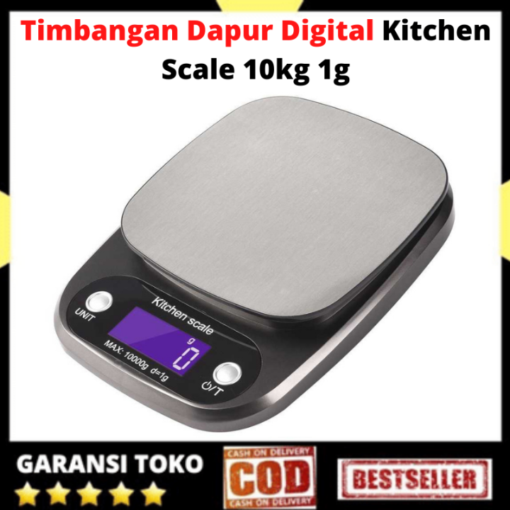 Timbangan Dapur Digital Kitchen Scale 10kg 1g - Timbangan Koin ...