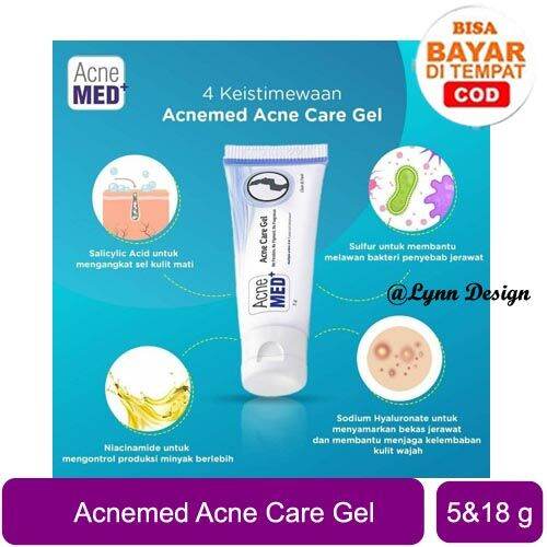 Acnemed + ( Acne Med ) Acne Care Gel / Obat Anti Jerawat 5 Gr & 18 Gr ...