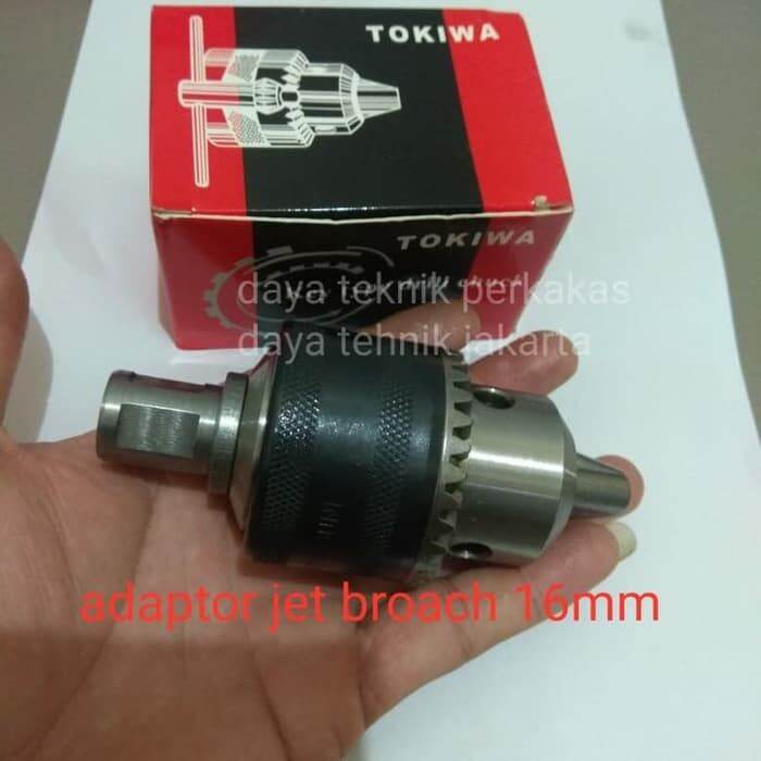 adaptor jet broach - sambungan kepala bor magnet jet broach 16mm ...