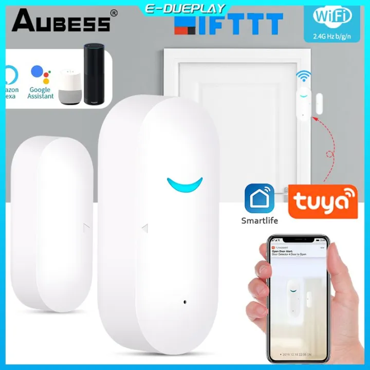 Tuya WiFi Mini Door Sensor Smart Door Open/Closed Device Window Sensor ...