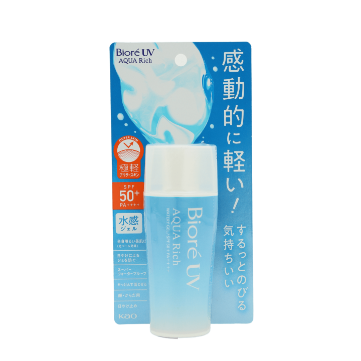 BIORE UV Aqua Rich Watery Gel SPF50+ PA++++ 70ml | Lazada