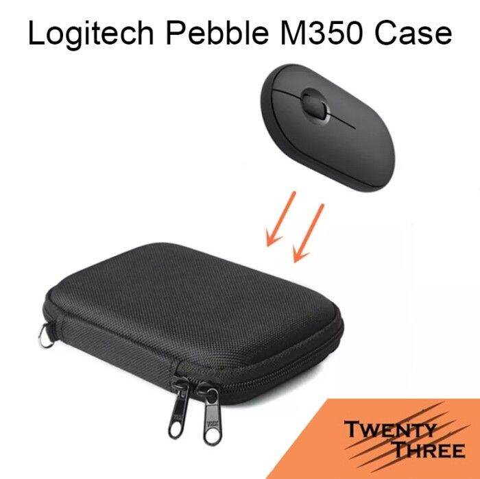 Casing Hard Case Hardcase Pouch Kotak Mouse Logitech Pebble M350 Slim ...