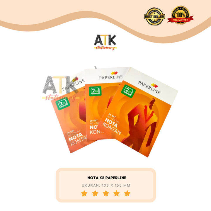 Buku Nota Kontan K2 Kecil 2 Rangkap Paperline atk | Lazada Indonesia