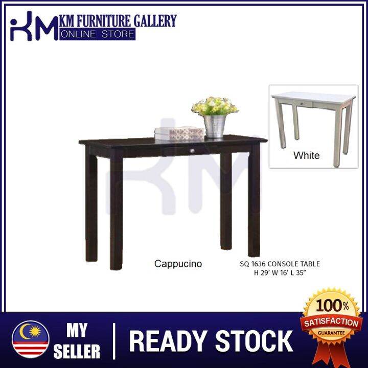 KM Furniture Gallery Console Table With 1 Drawer - 3 Feet (Colour ...