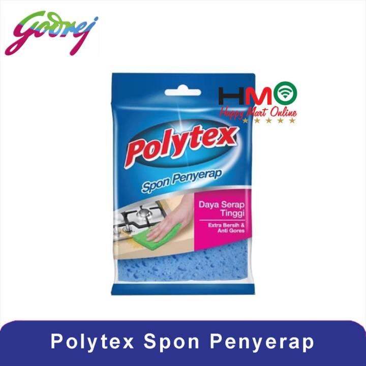 Polytex Spon Penyerap Pembesih Dapur Kompor Spons Bersih Anti Gores ...