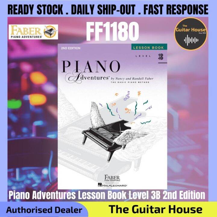 FF1180 Piano Adventures : Lesson Book Level 3B (2nd Edition) | Lazada