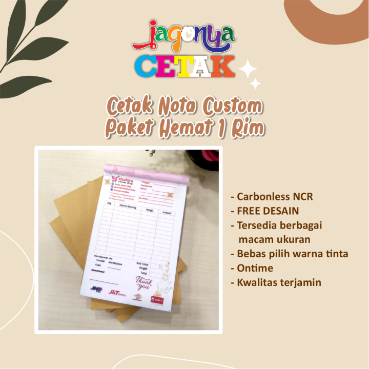 Cetak Nota Custom Murah | Cetak Surat Jalan | Cetak Kwitansi | Cetak ...