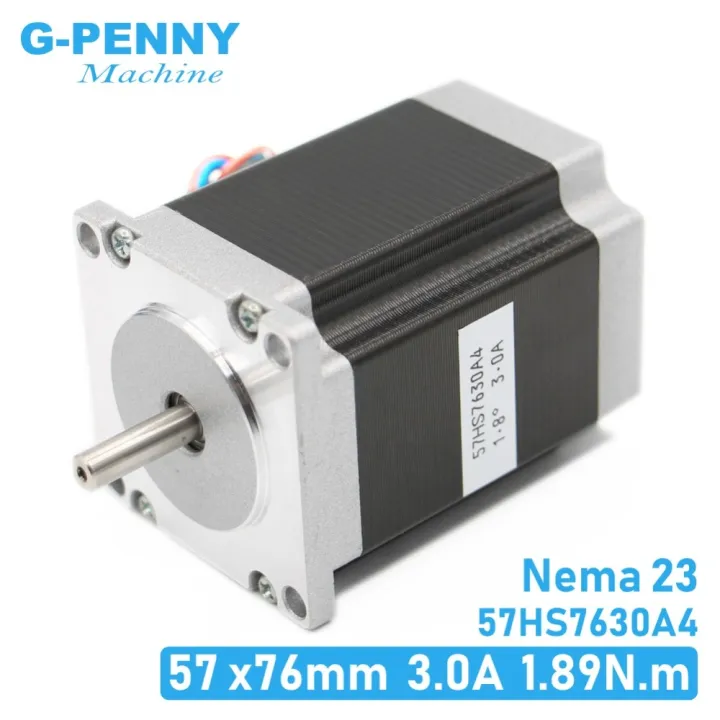 Nema23 Cnc Stepper Motor 57 X76mm1 89n M 4 Lead 1 8deg Nema 23 Motor