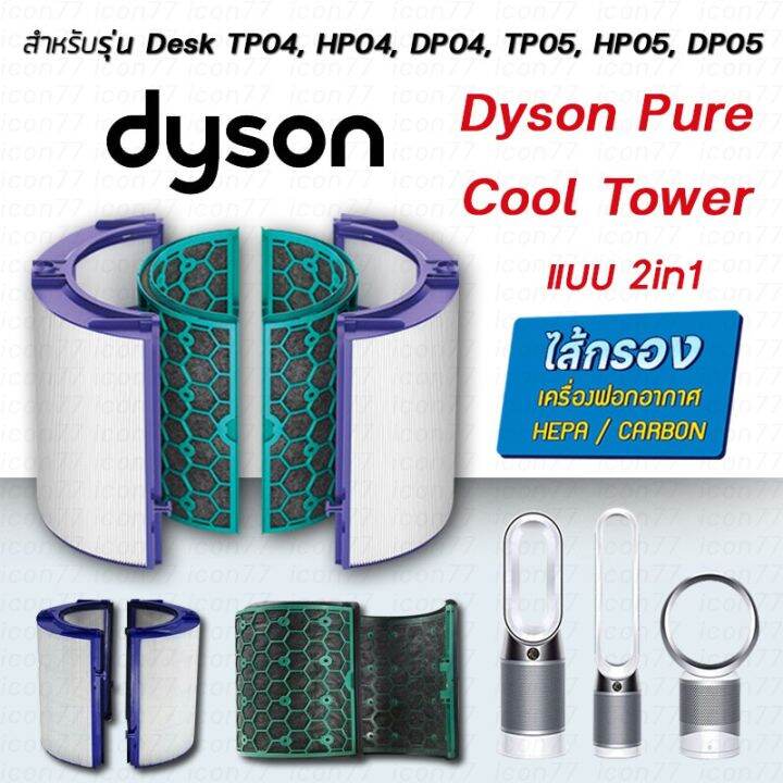 🌲🌲🦜..โปรเด็ด.. ไส้กรองอากาศ รุ่น Dyson Pure Cool Tower ใช้กับเครื่องฟอก ...